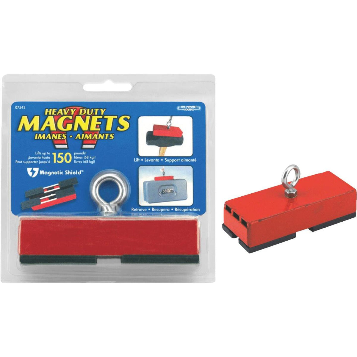 Master Magnetics 5 in. 150 Lb. Heavy Duty Retrieving Magnet - Shelby ...
